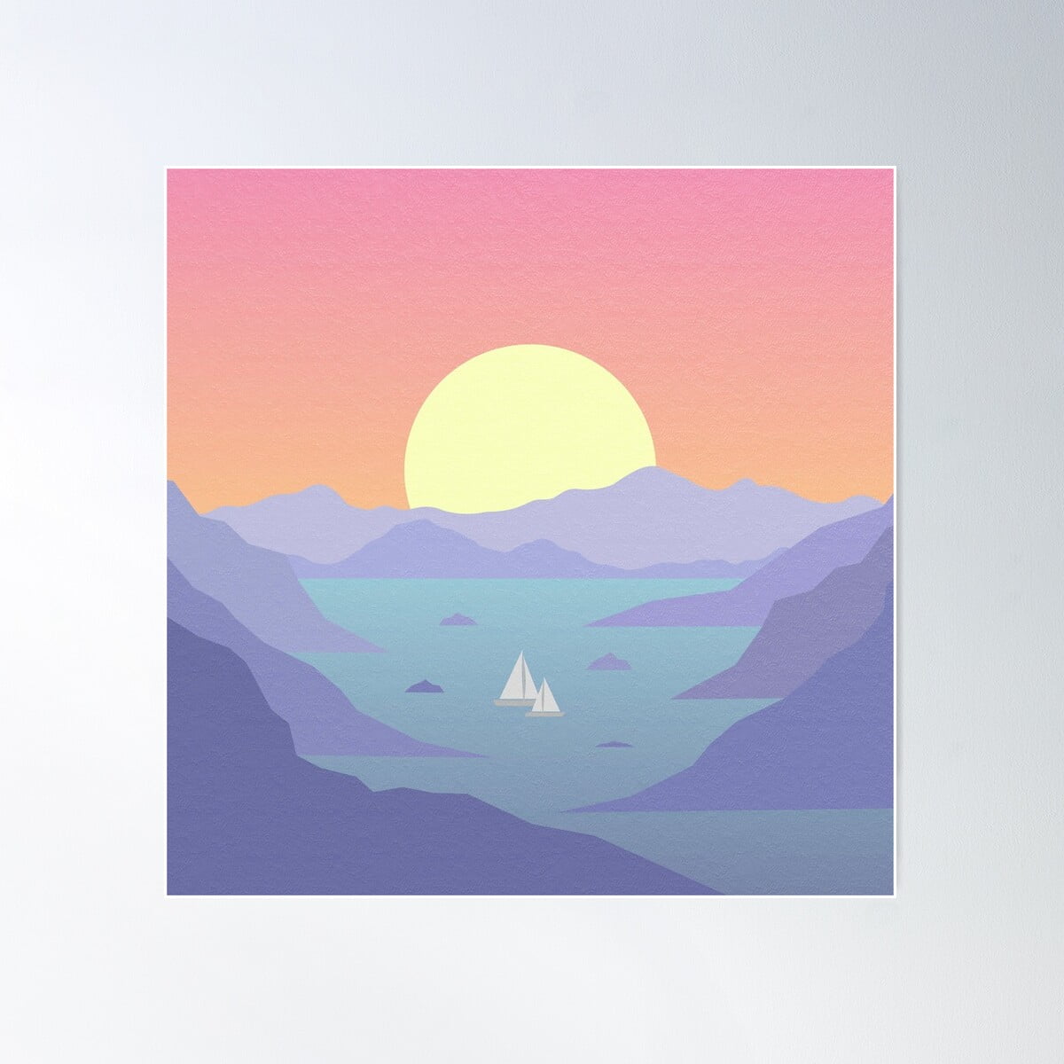 Surfaces Horizon Album Cover Poster Wall Art, Modern Wall Decor For ...