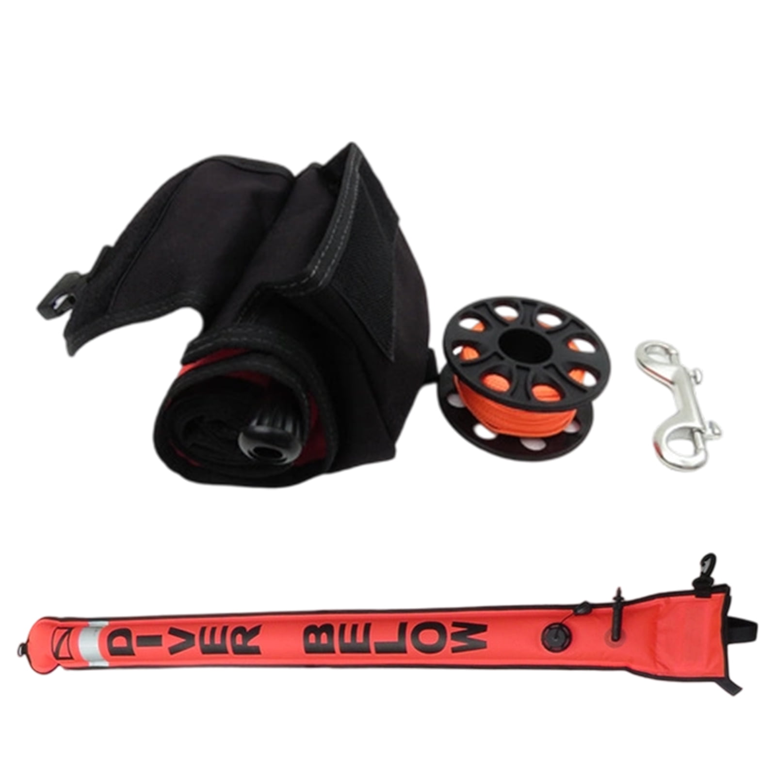 Surfaces Marker Buoys and Dives Reel Set Open Bottom Safety Inflatable ...