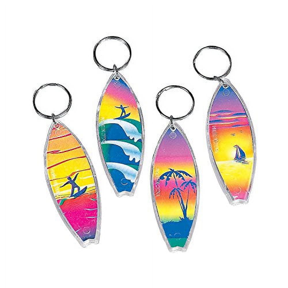 Surfboard Key Chains - Party Favors - 12 Pieces - Walmart.com