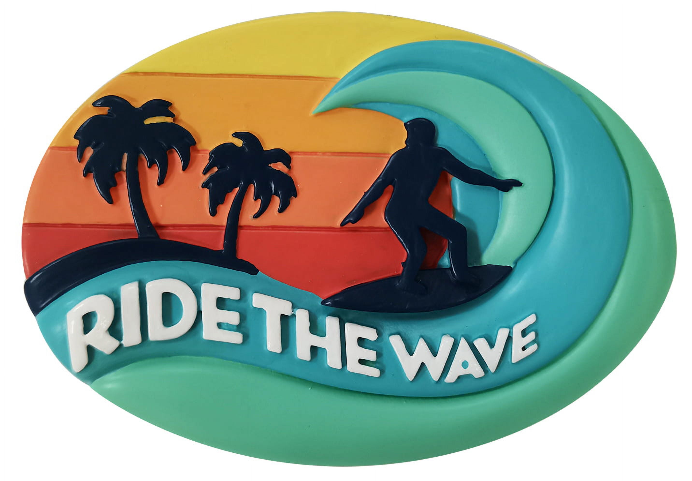 Surfboard "Ride the Wave" Personalized Christmas Ornament Do-It ...