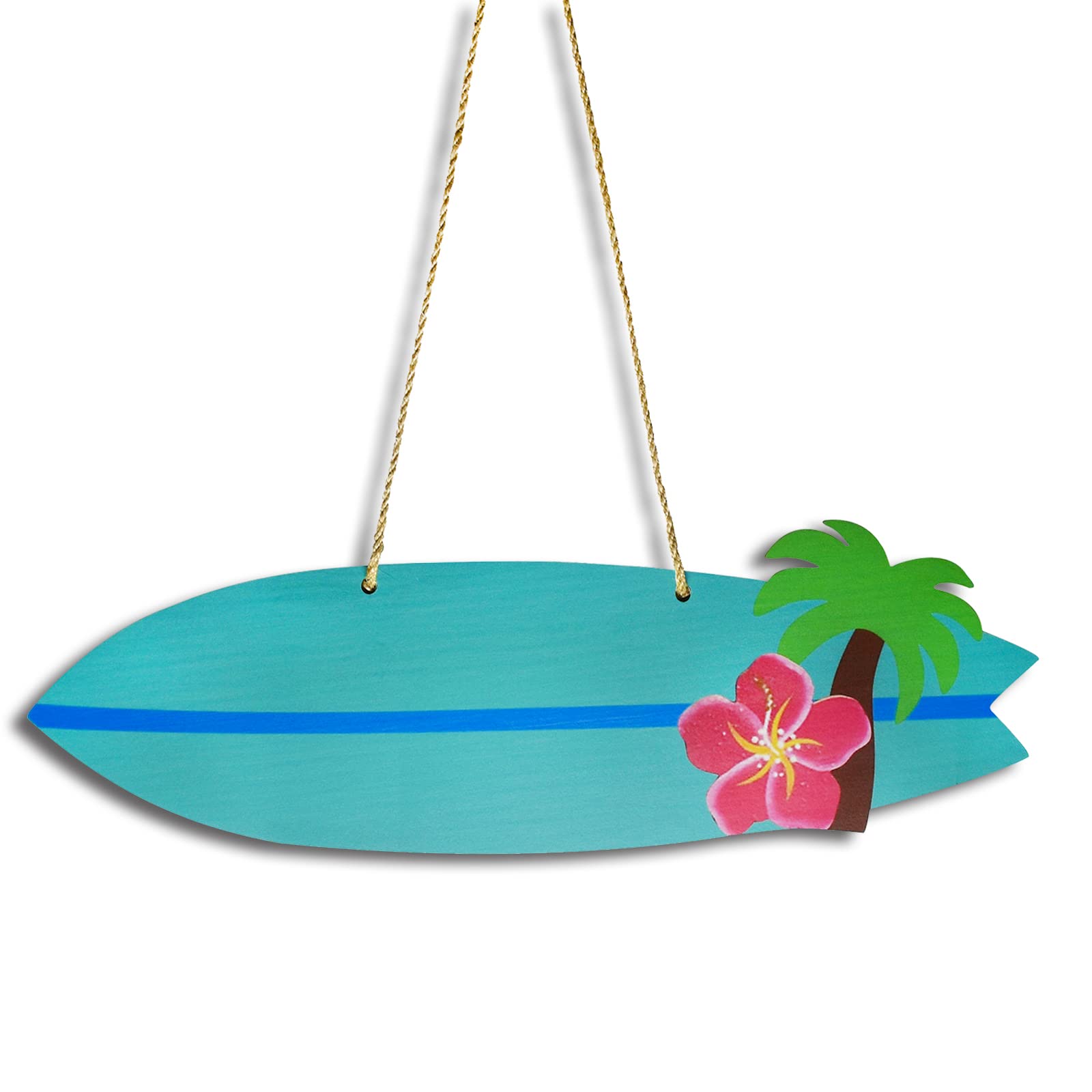 Surfboard Wall Decor,Wooden 16" Summer Beachy ATT1Aesthetic Decorations ...