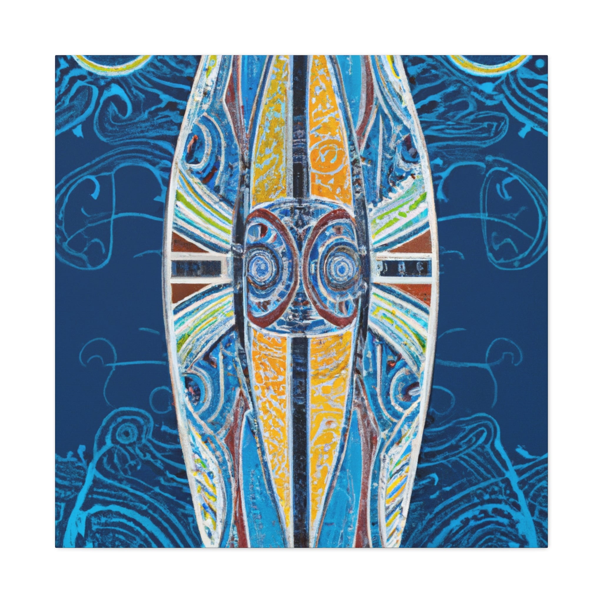 "Surfboard at Sunset" - Canvas - Walmart.com