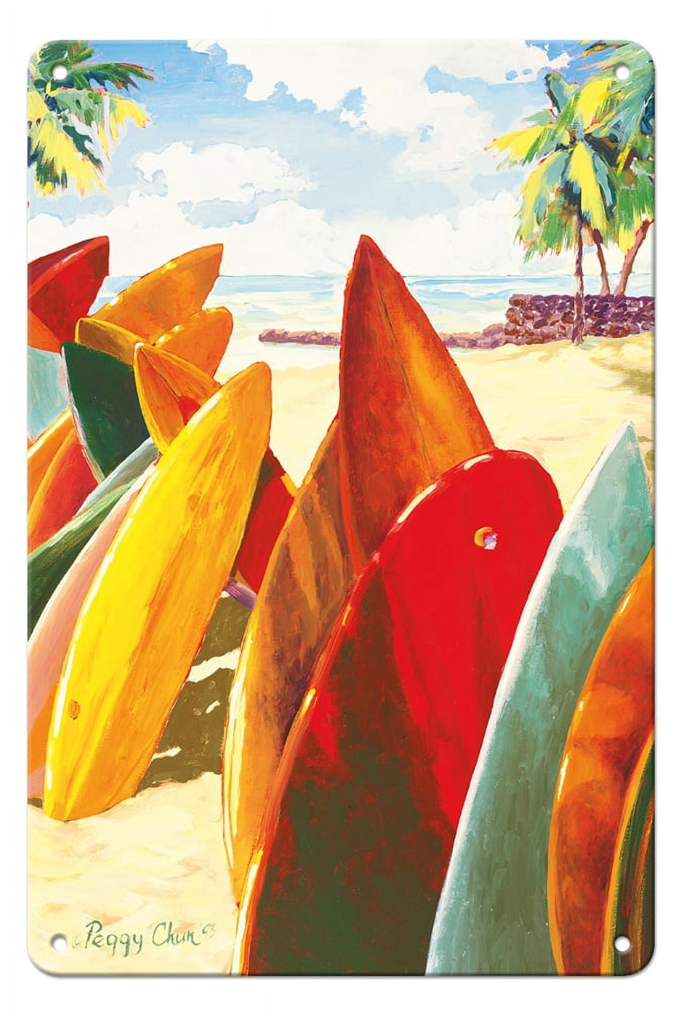 Surfboards - Hawaiian Stacked Surfboards (Papa He'e Nalu) - From an ...