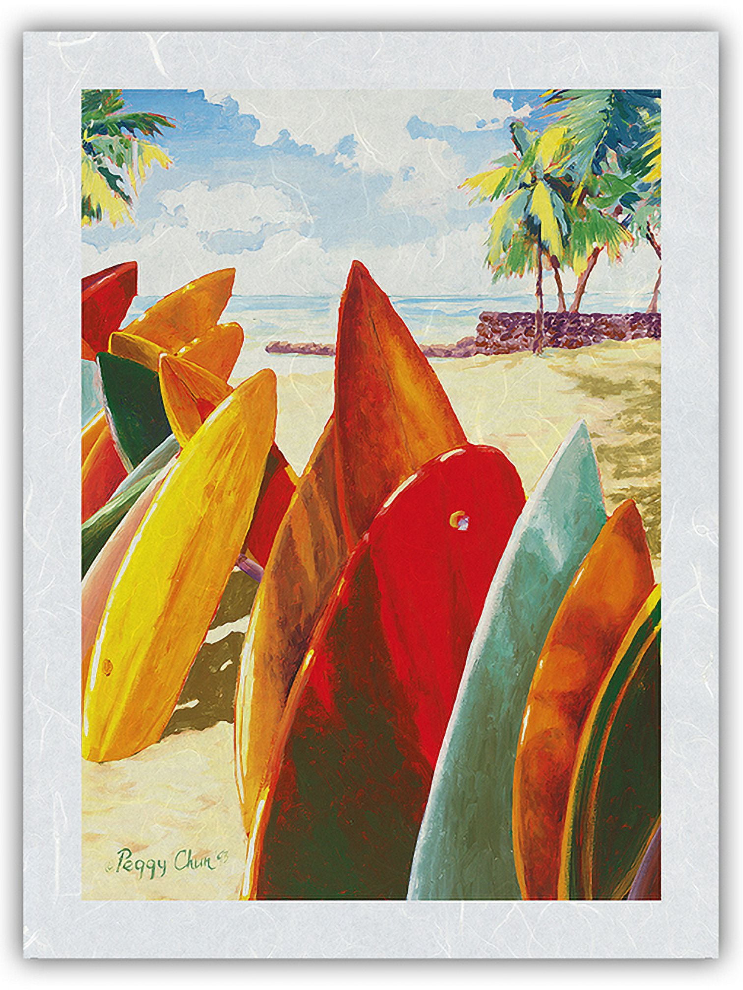 Surfboards - Hawaiian Stacked Surfboards (Papa He'e Nalu) - From an ...