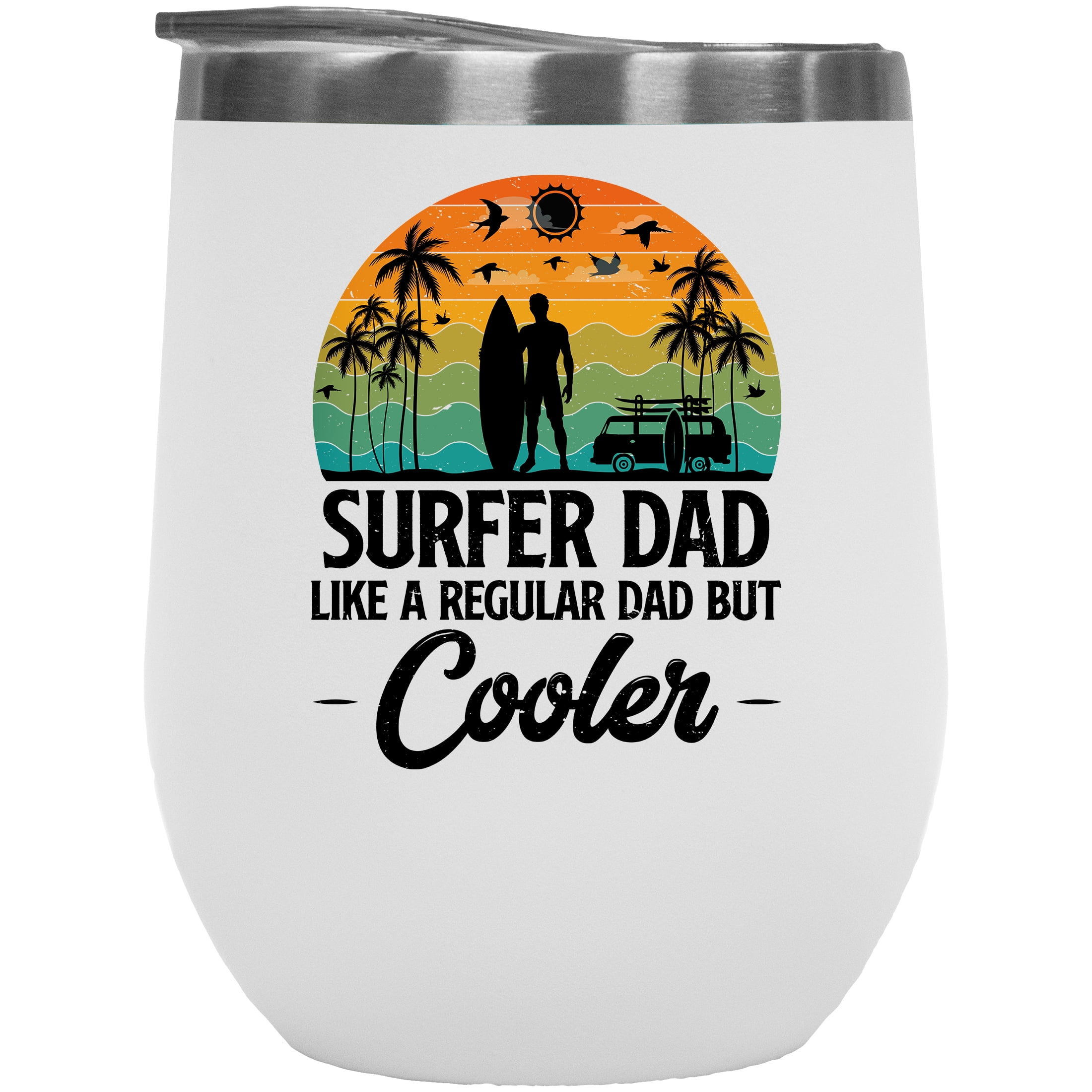 Surfer Dad Like a Regular Dad but Cooler, Surfing Enthusiast Father ...