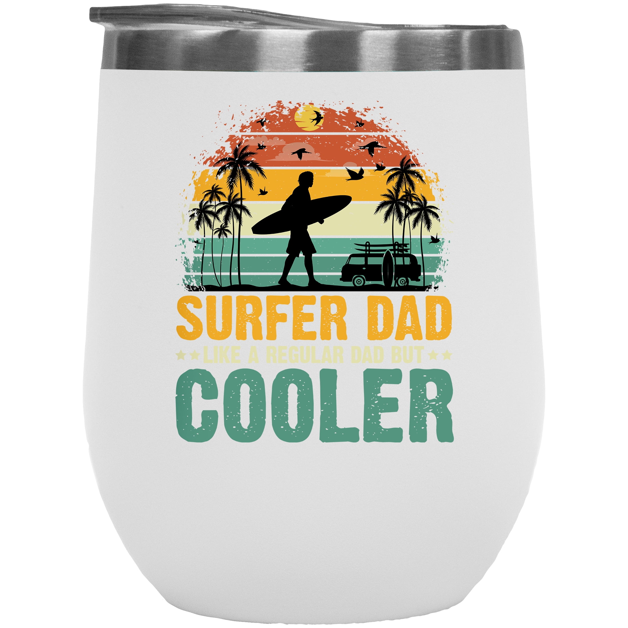 Surfer Dad Like a Regular Dad but Cooler, Surfing Enthusiast Father's ...