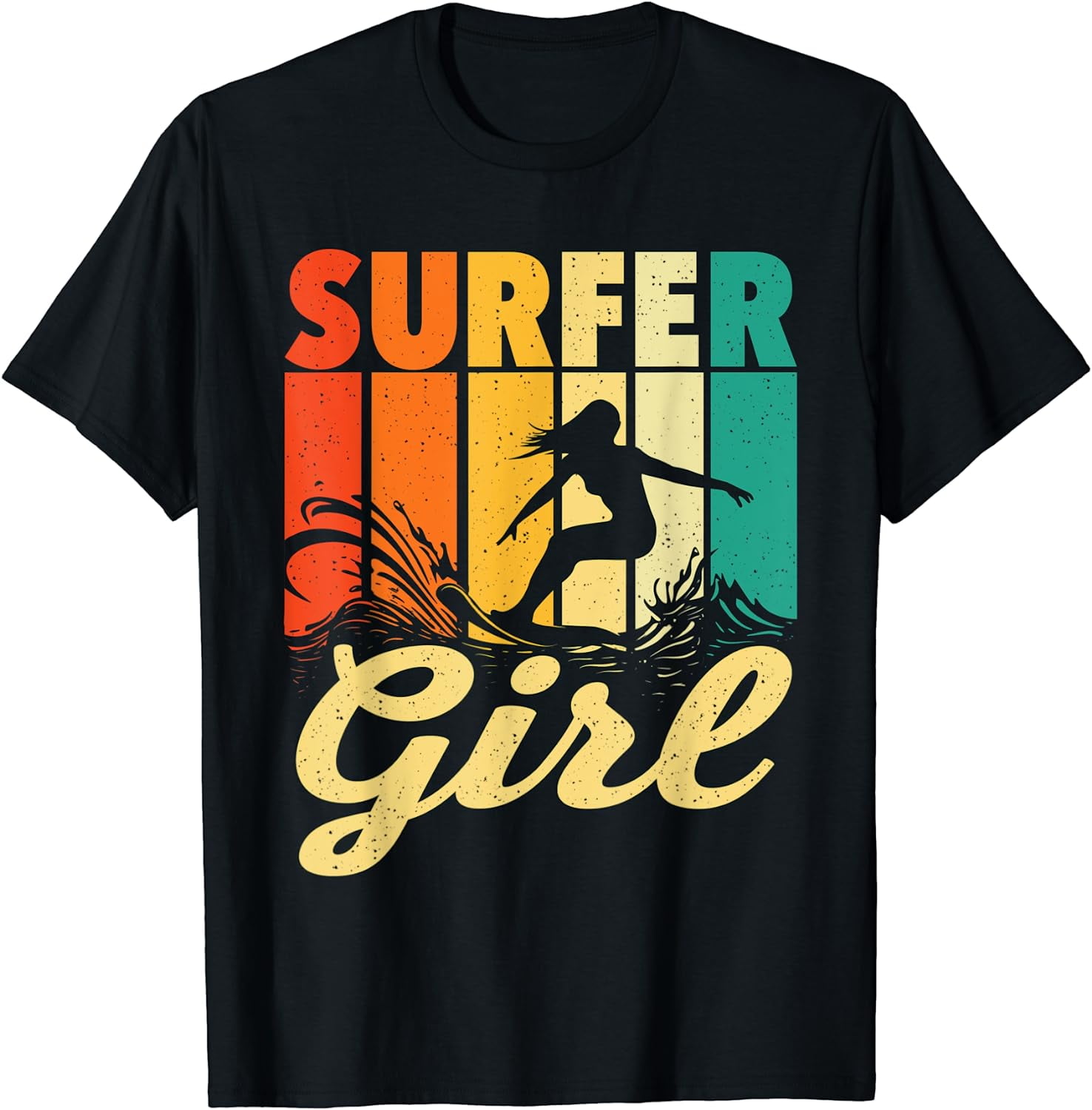 Surfer Girl - Waves Surfing Trainer Surfboard Lover T-Shirt - Walmart.com