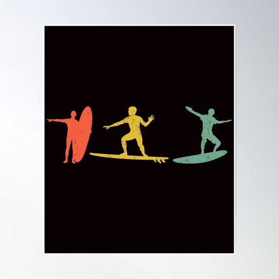 Surfer Logo, Summer Time, Jeff The Landshark Poster Wall Art, Modern ...