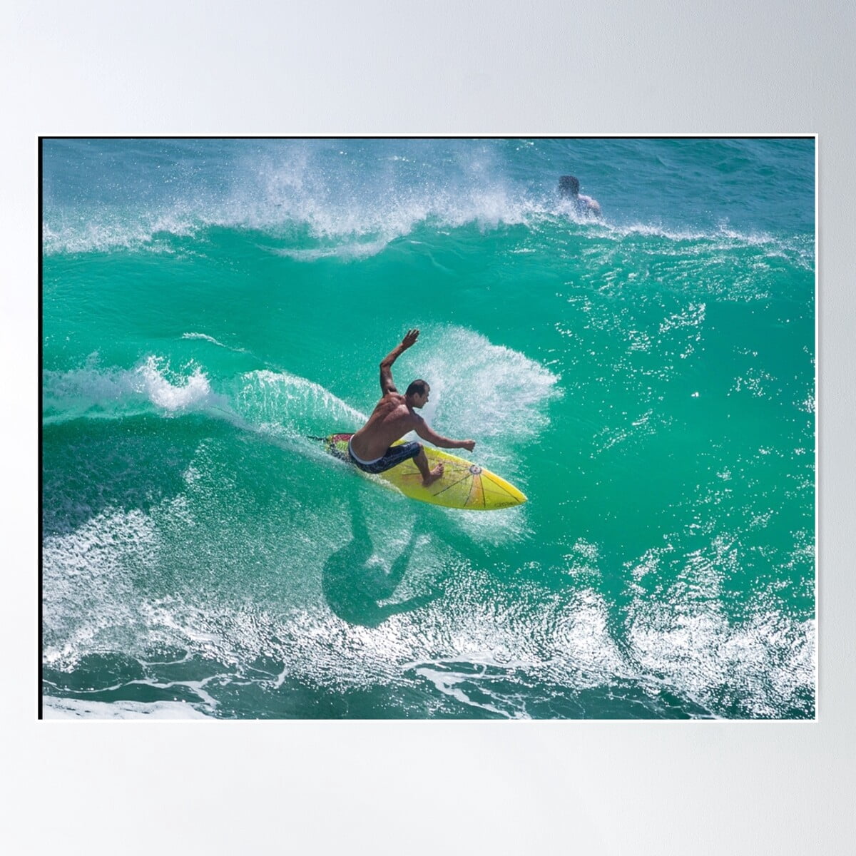 Surfer,Surfing Poster, Wall Art, Art, Ocean, Sea, Blue,Nature, Water ...