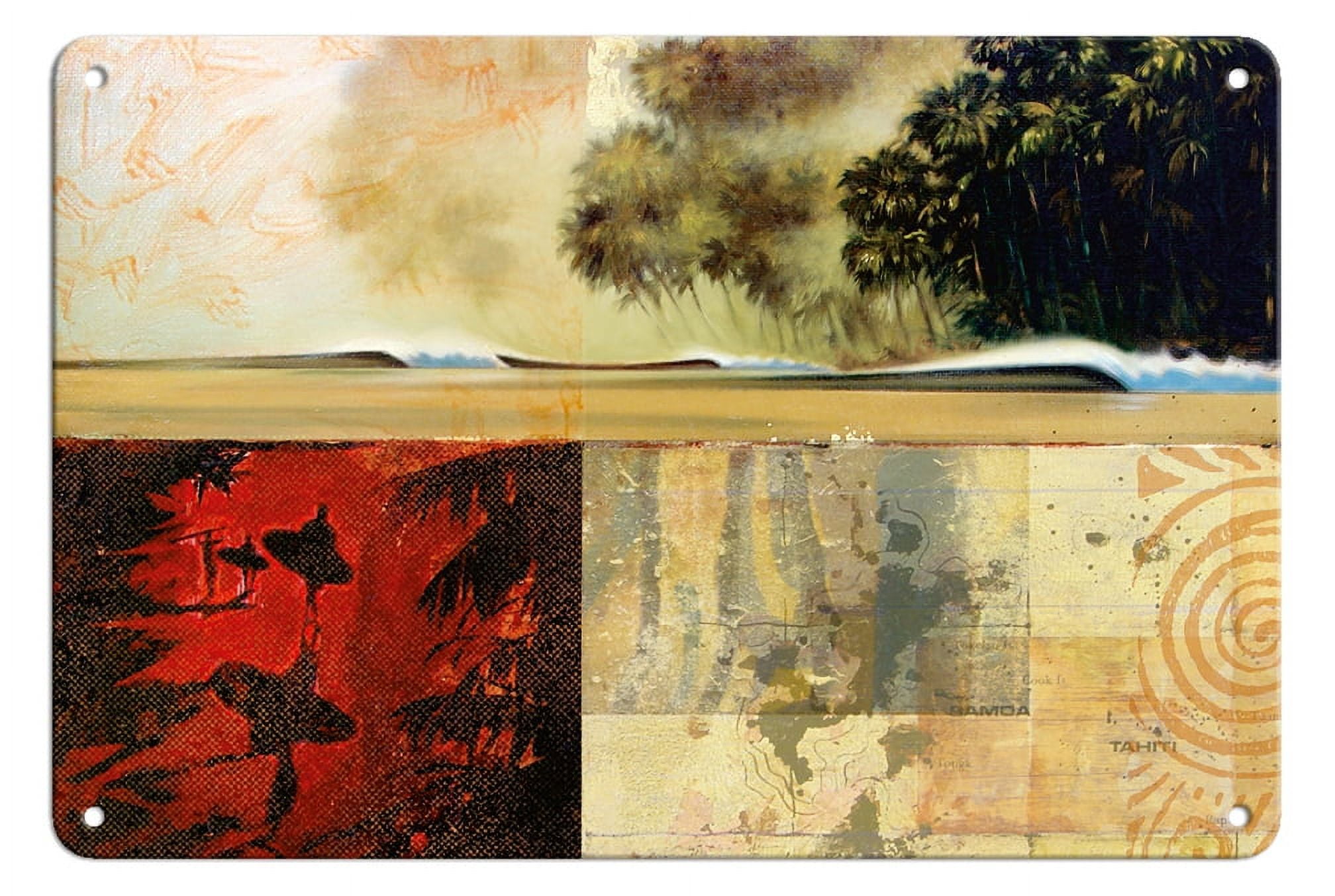 Surfers Journal Entry 41 - Tropical Waves - Original Collage Art by ...