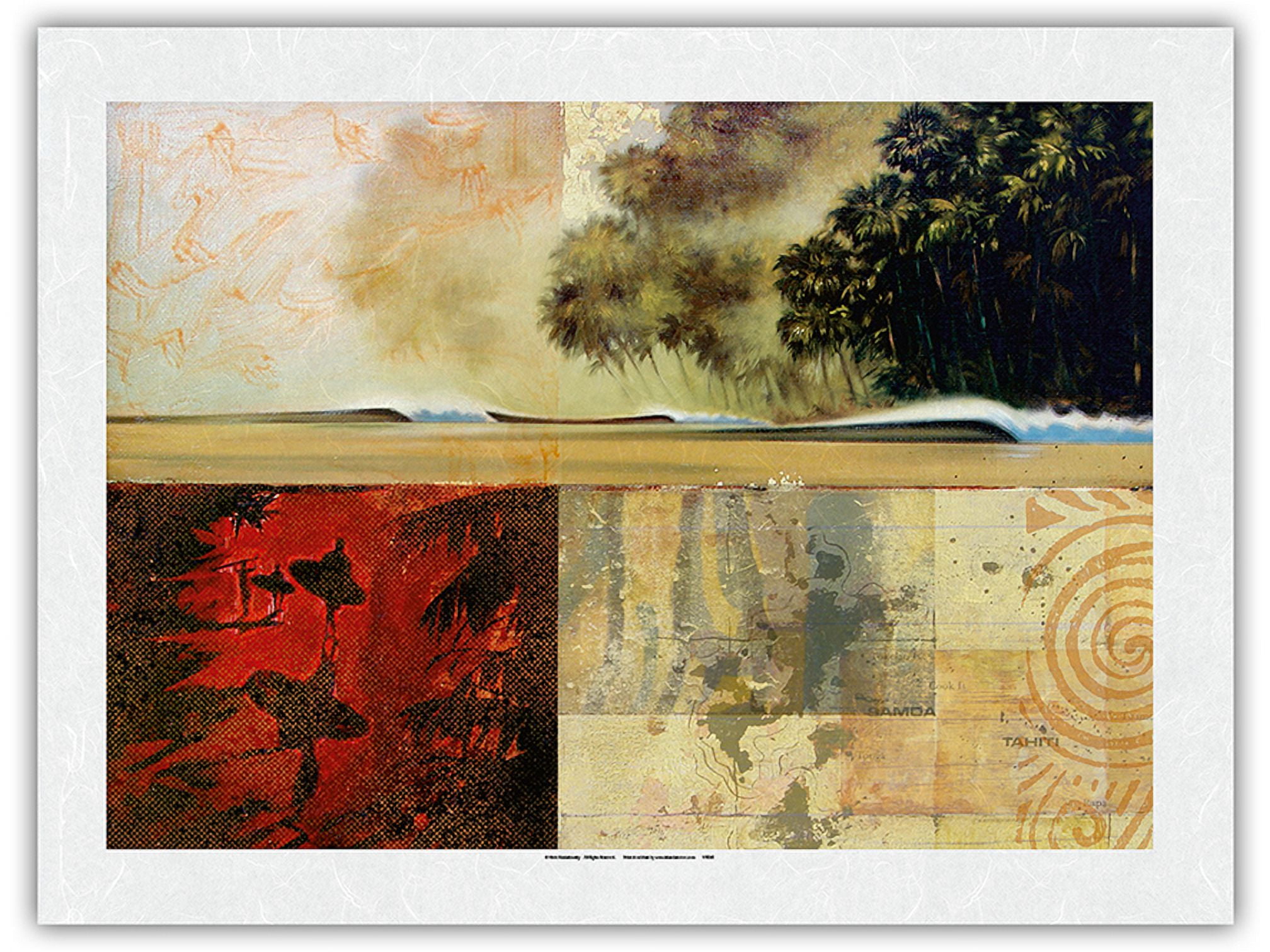 Surfers Journal Entry 41 - Tropical Waves - Original Collage Art by ...