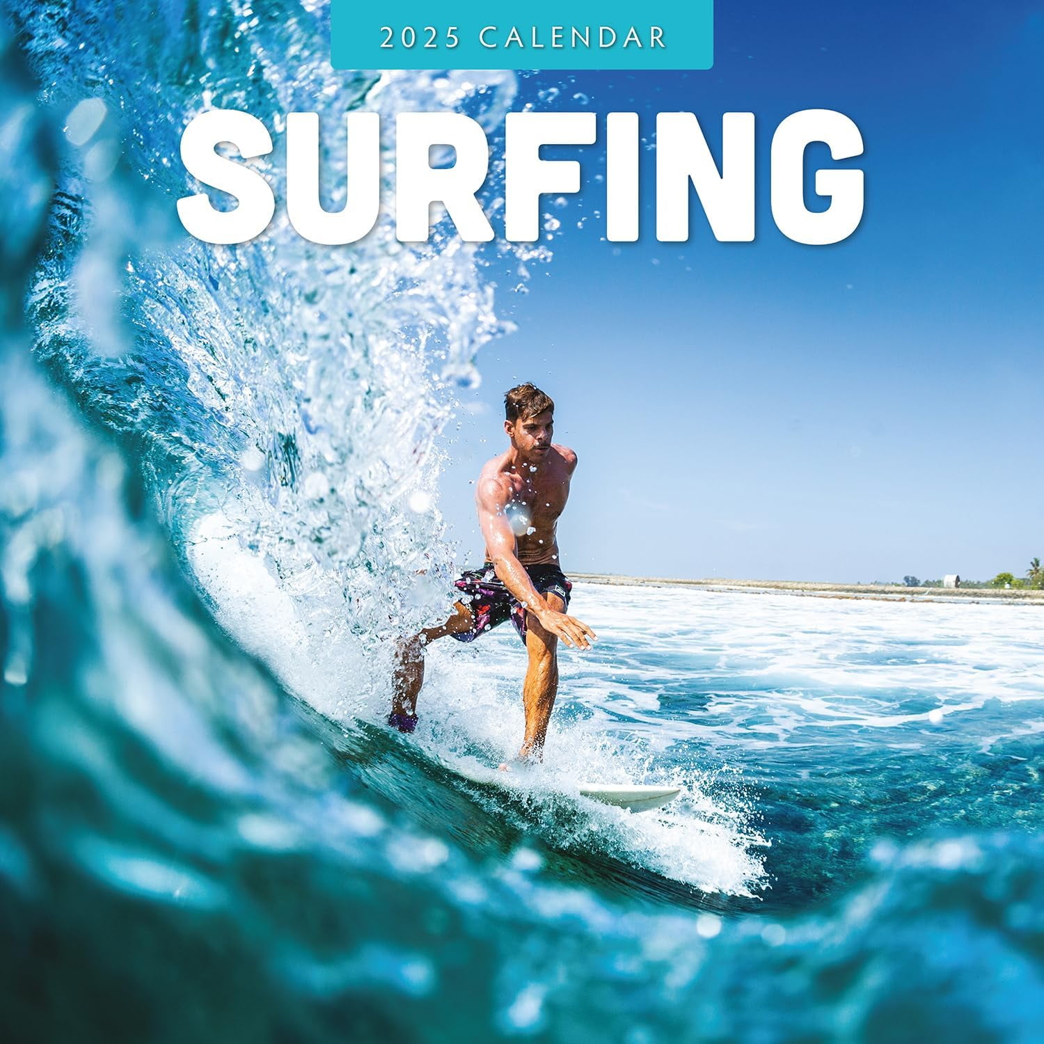 Surfing 2025 Square Wall Calendar - Walmart.com