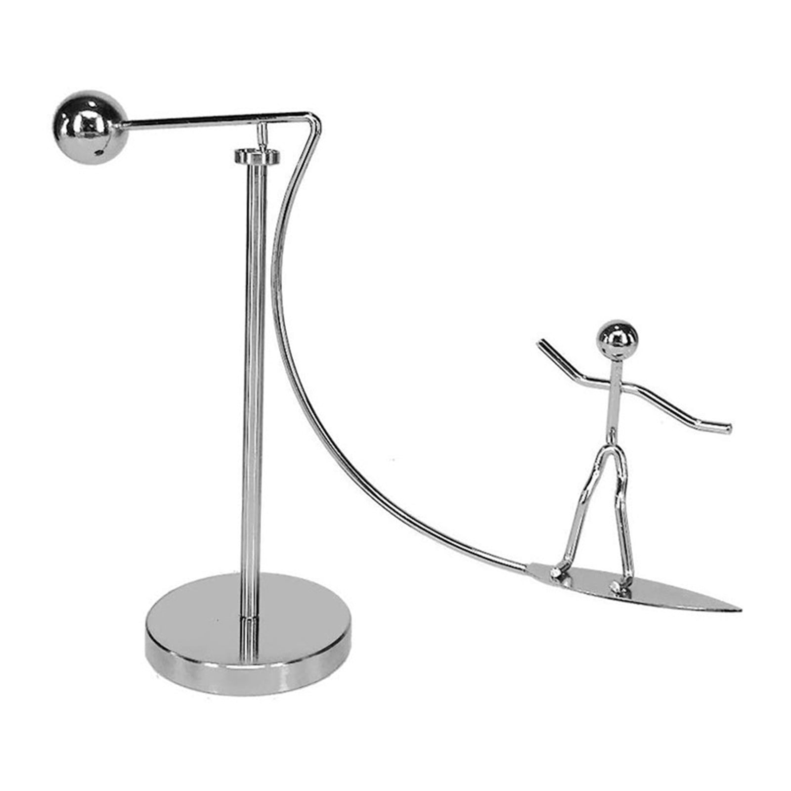 Surfing Balance Tumbler - Metal Kinetic Art Balancing Toy for ...
