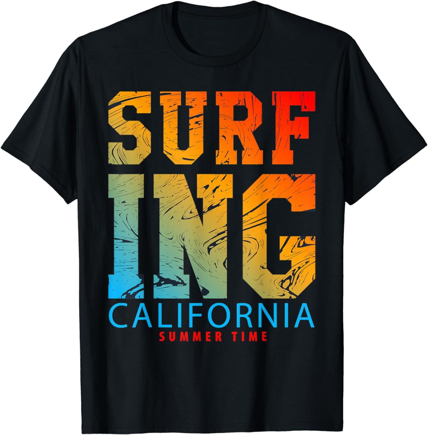 Surfing California Summer Time Tee shirt, Surfing Adventure T-Shirt ...