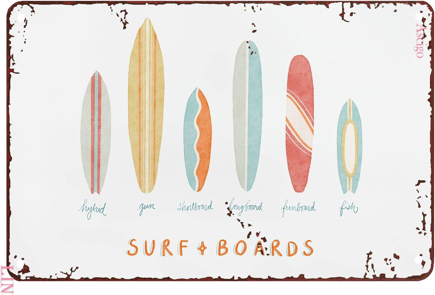 Surfing Decor Surfboard Poster Surf Art Surf Art Beach House Wall Decor ...