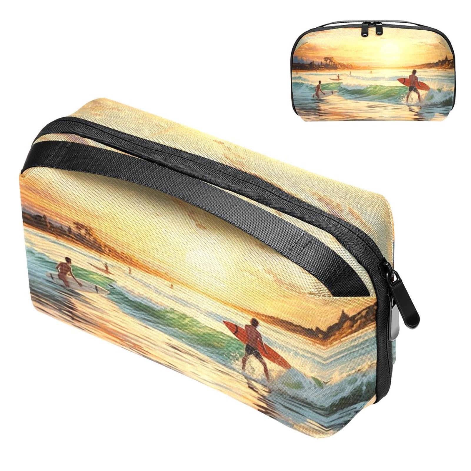 Surfing Digital Bag Organizer Travel Case with Oxford Fabric Waterproof ...