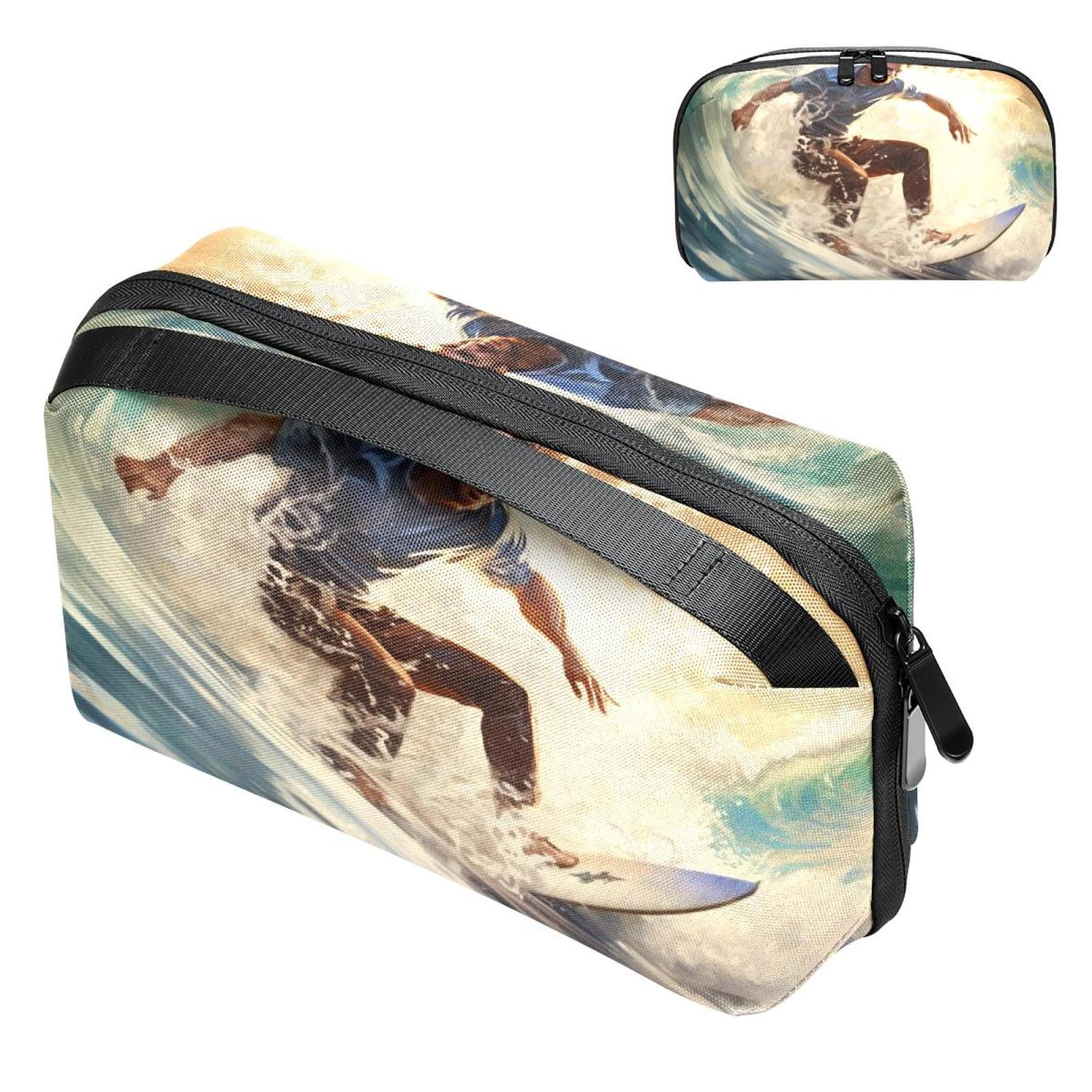 Surfing Digital Organizer Bag with Waterproof Oxford Cloth, 5.9x9.44x3 ...