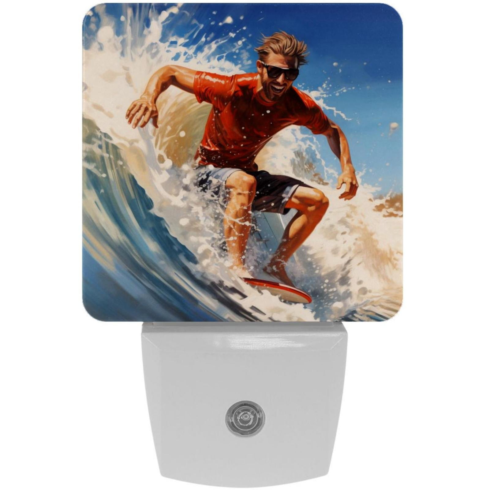 Surfing Enhance Your Space with LED Square Night Lights - Versatile ...