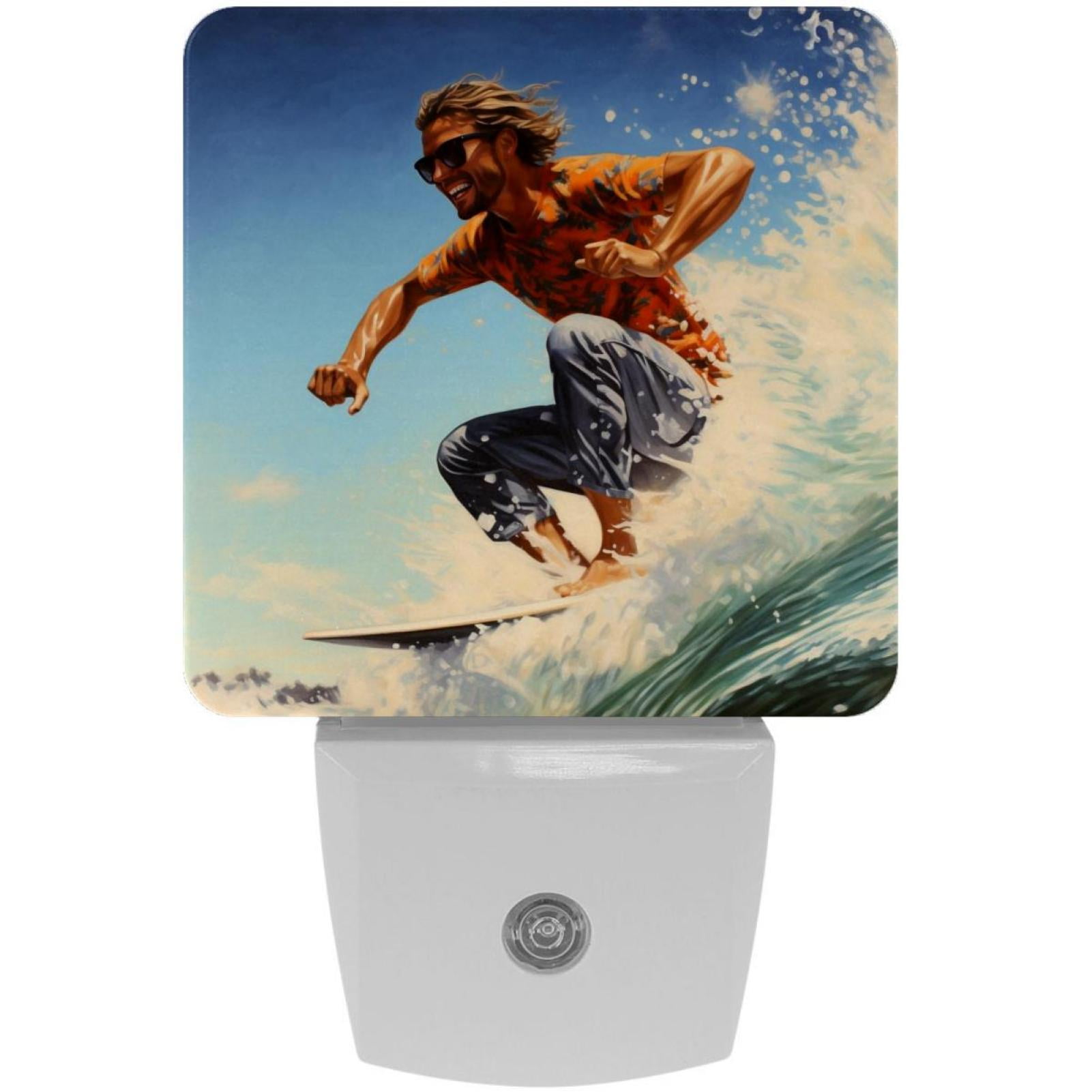 Surfing Enhance Your Space with LED Square Night Lights - Versatile ...