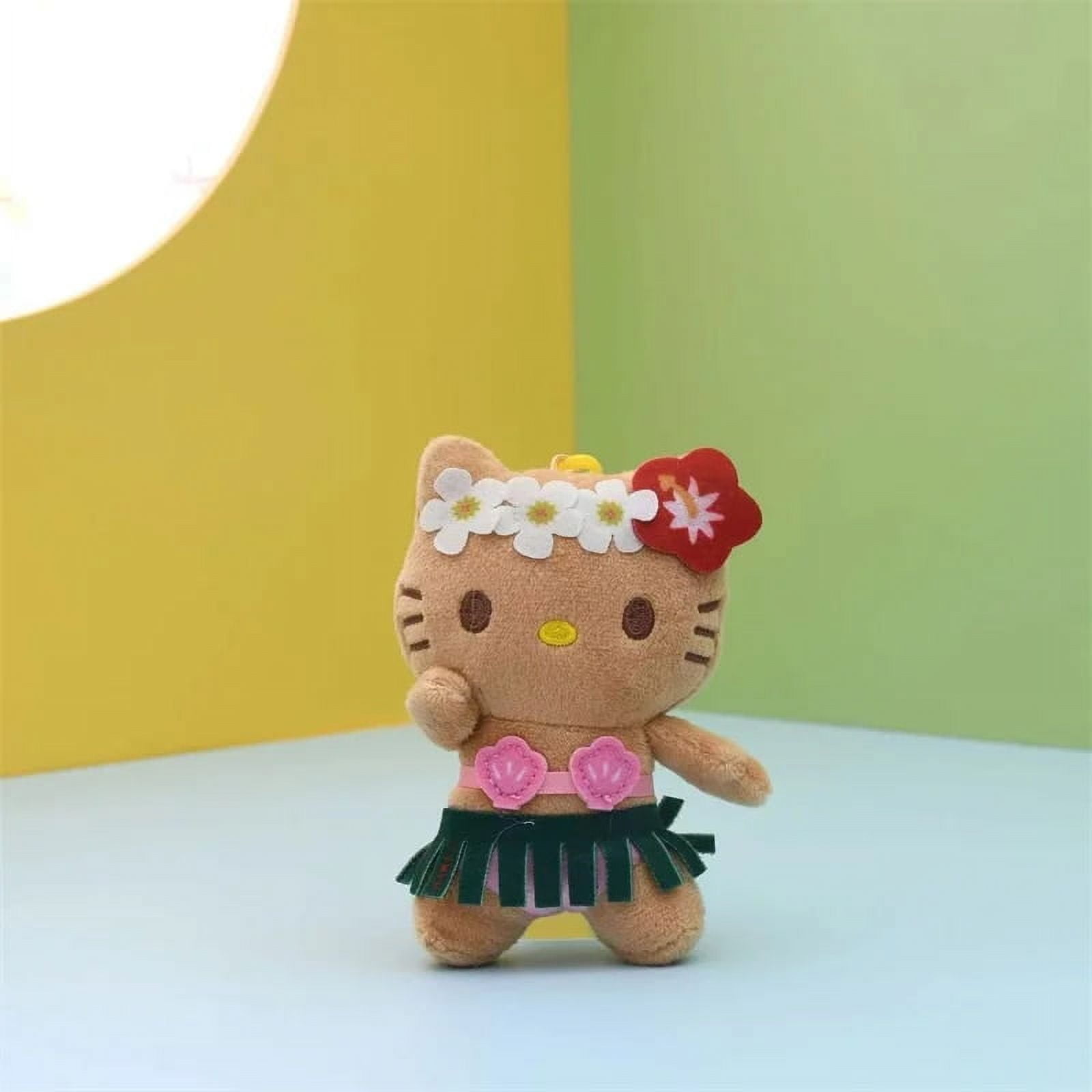 Surfing Hello Kitty Sanrio Plush Toy Keychain Kawaii Mermaid Kitty ...