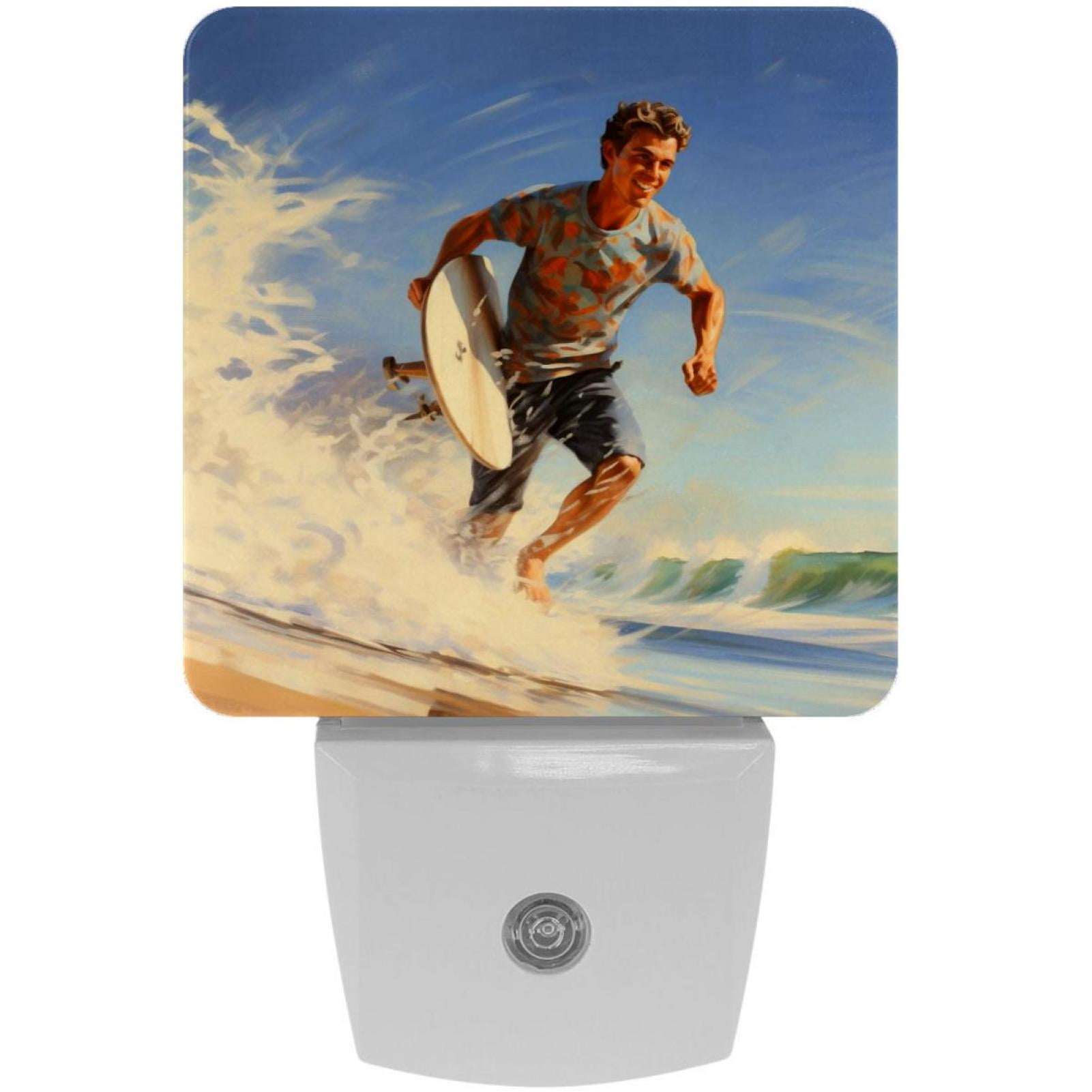Surfing LED Square Night Light - Energy Efficient and Stylish ...