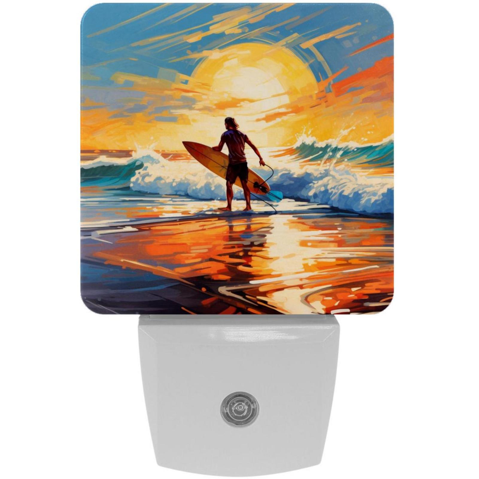 Surfing LED Square Night Light - Energy Efficient and Stylish ...