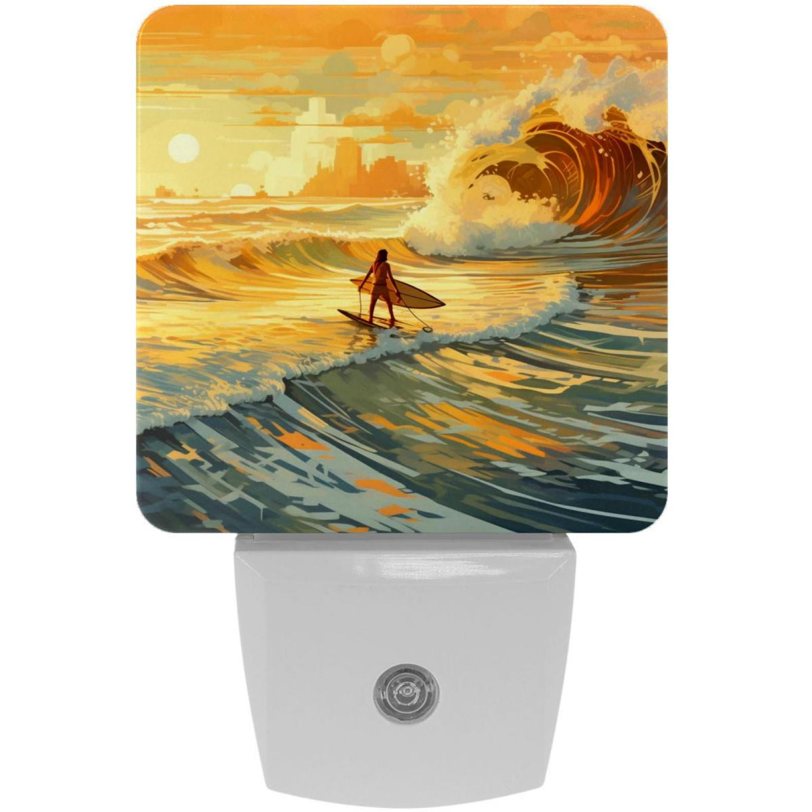 Surfing LED Square Night Light - Energy Efficient and Stylish ...