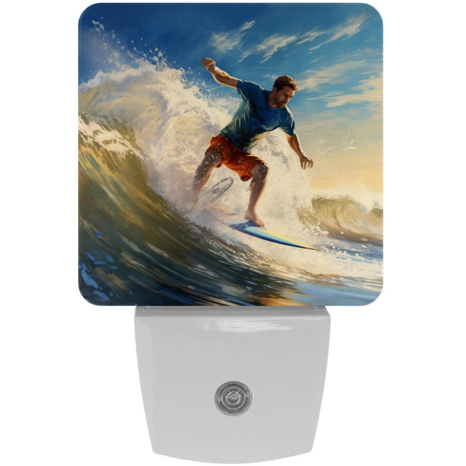 Surfing LED Square Night Lights - Energy Efficient and Stylish Decor ...