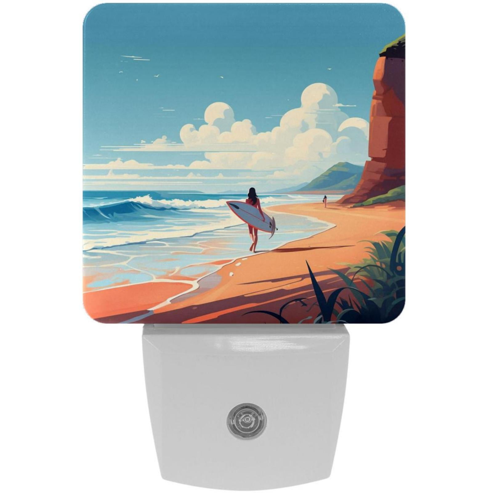 Surfing LED Square Night Lights - Energy Efficient and Stylish Decor ...