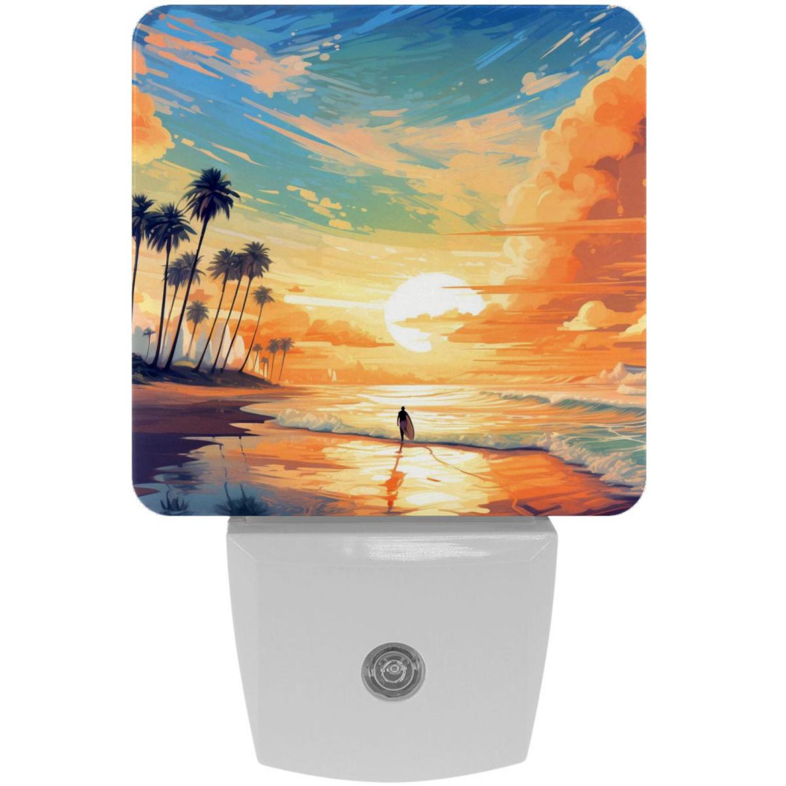 Surfing LED Square Night Lights: Innovative Illumination for a Relaxing ...