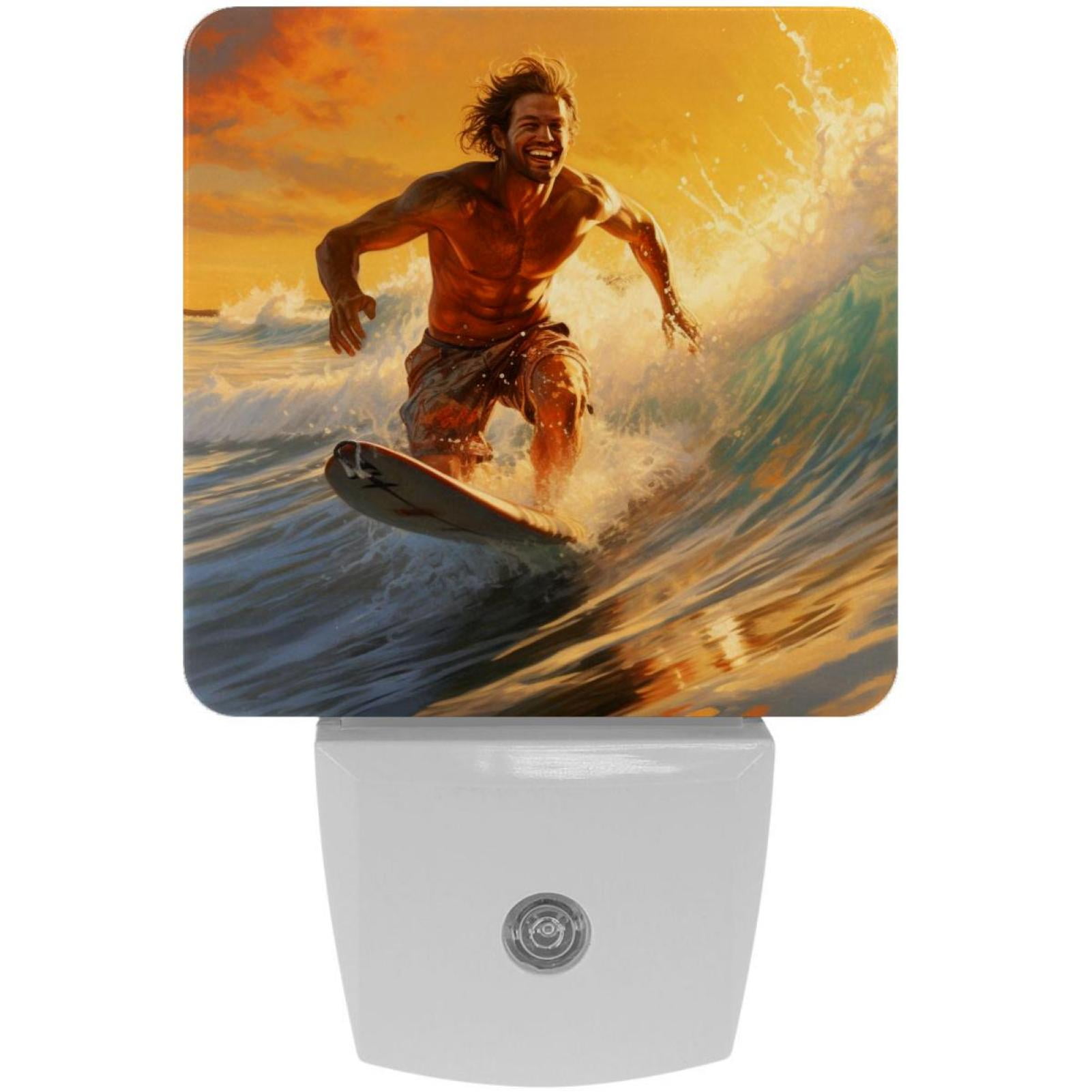 Surfing LED Square Night Lights - Modern Design, Energy Efficient ...