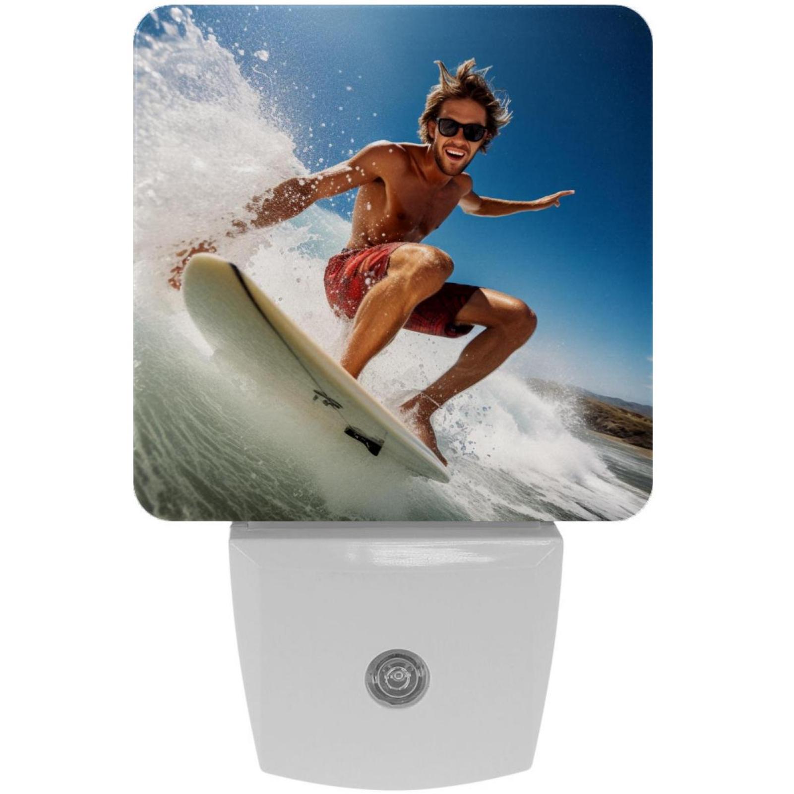 Surfing LED Square Night Lights - Small and Bright Illumination for ...