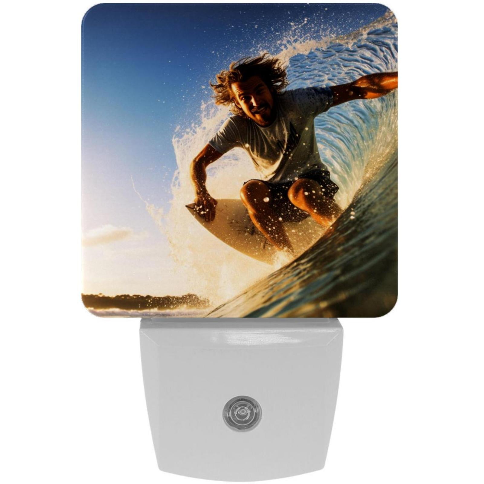 Surfing LED Square Night Lights - Stylish and Energy-Efficient ...