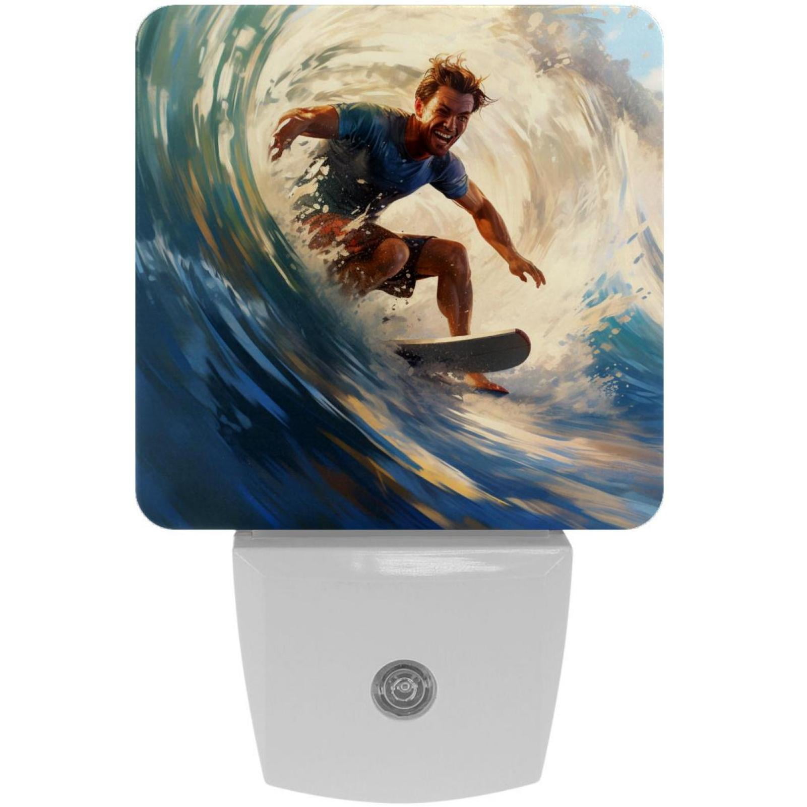 Surfing LED Square Night Lights - Stylish and Energy-Efficient Lighting ...