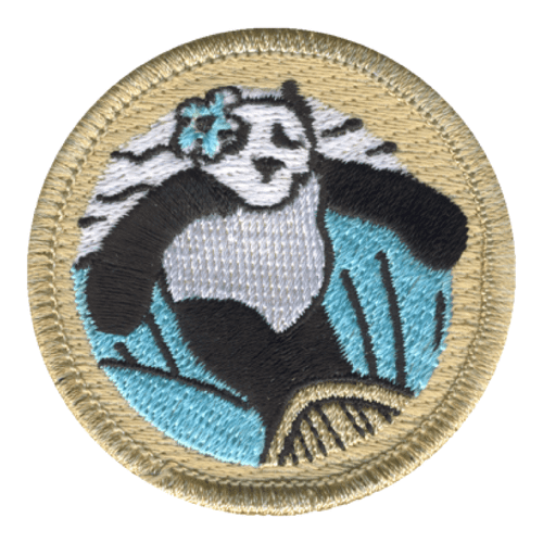 Surfing Panda Patrol Patch (Sew-on) - ClassB - Walmart.com