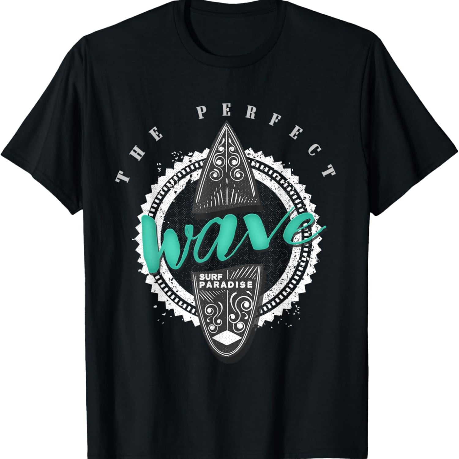 Surfing Perfect Wave Surf Paradise Funny Surfer Gift T-Shirt - Walmart.com