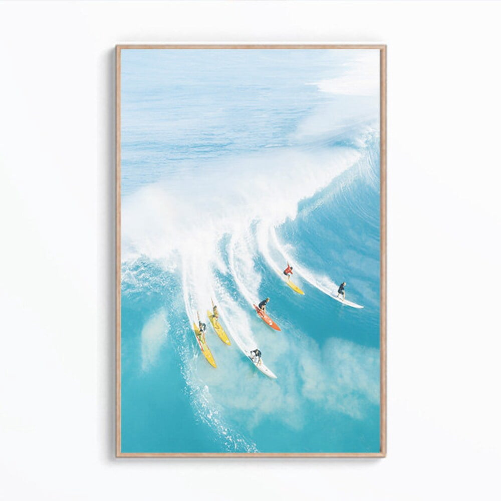 Surfing Print, Surf Wall Art, Ocean Poster, Surf Printable Art, Modern ...