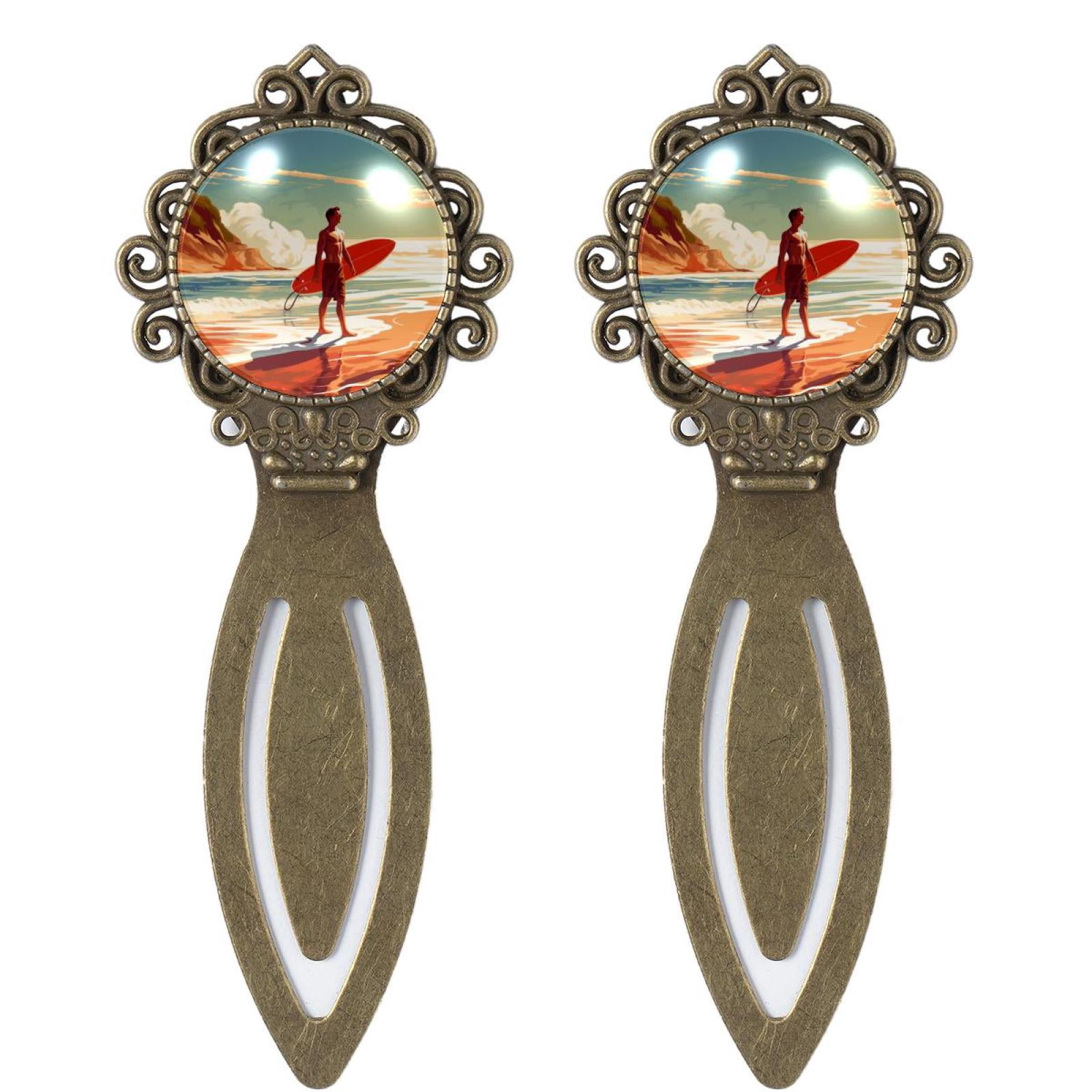 Surfing Reading Accessories: Vintage Copper-Colored Lace Bookmarks ...