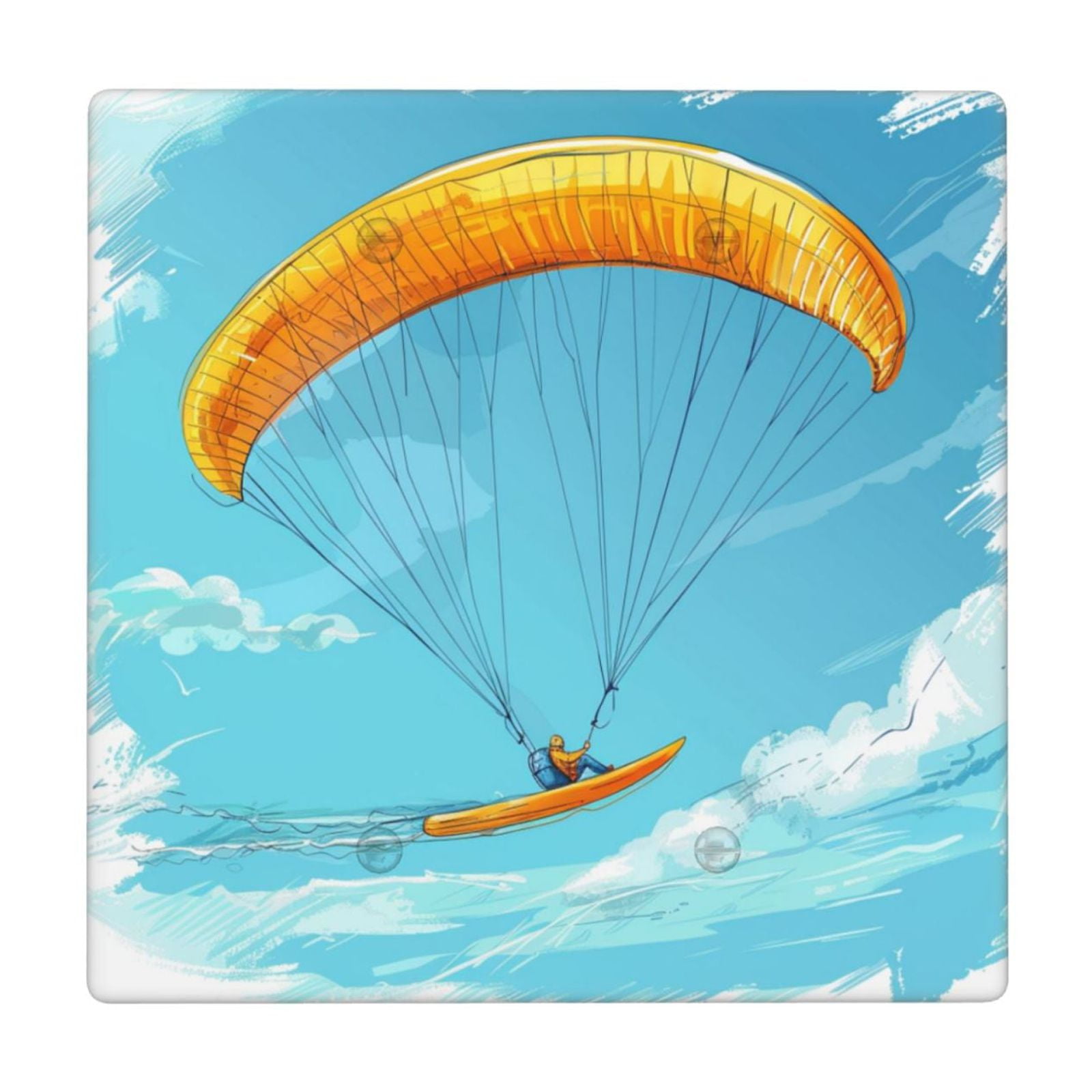 Surfing Sky Switch Cover Decorative Wall Plate / 2-Gang Blank ...