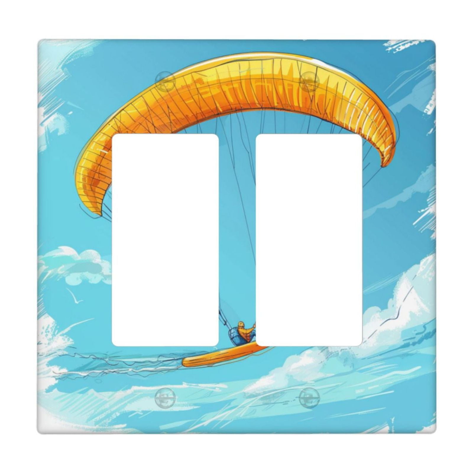 Surfing Sky Switch Cover Decorative Wall Plate / 2-Gang / Standard Size ...