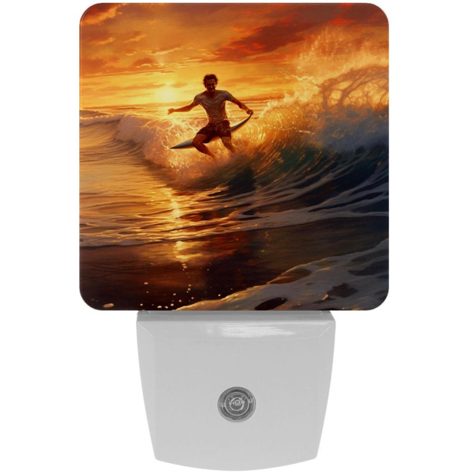 Surfing Square LED Night Lights - Small, Portable, and Energy-Efficient ...