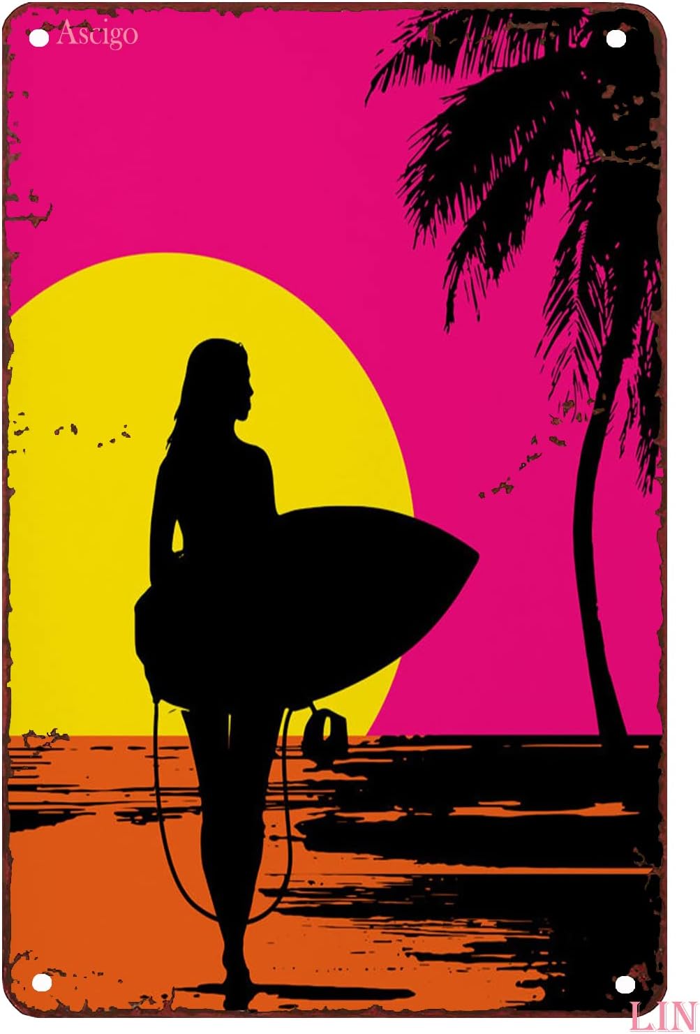 Surfing Themed Decorations Surf Art Surf Decor Surf Surfer Girl Beach ...