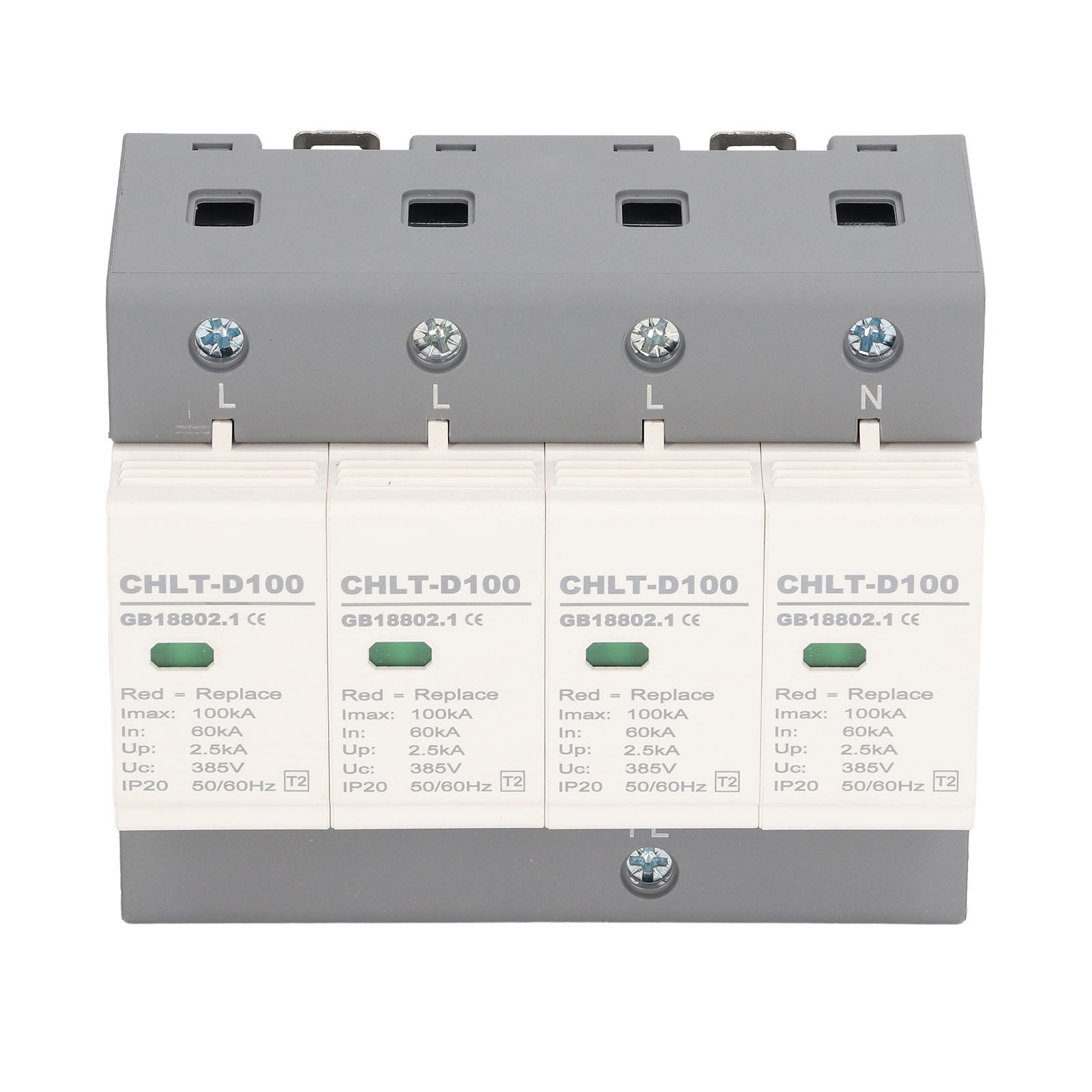 Surge Protective Device, AC 385V 4P Surge Protector IP20 Protection ...