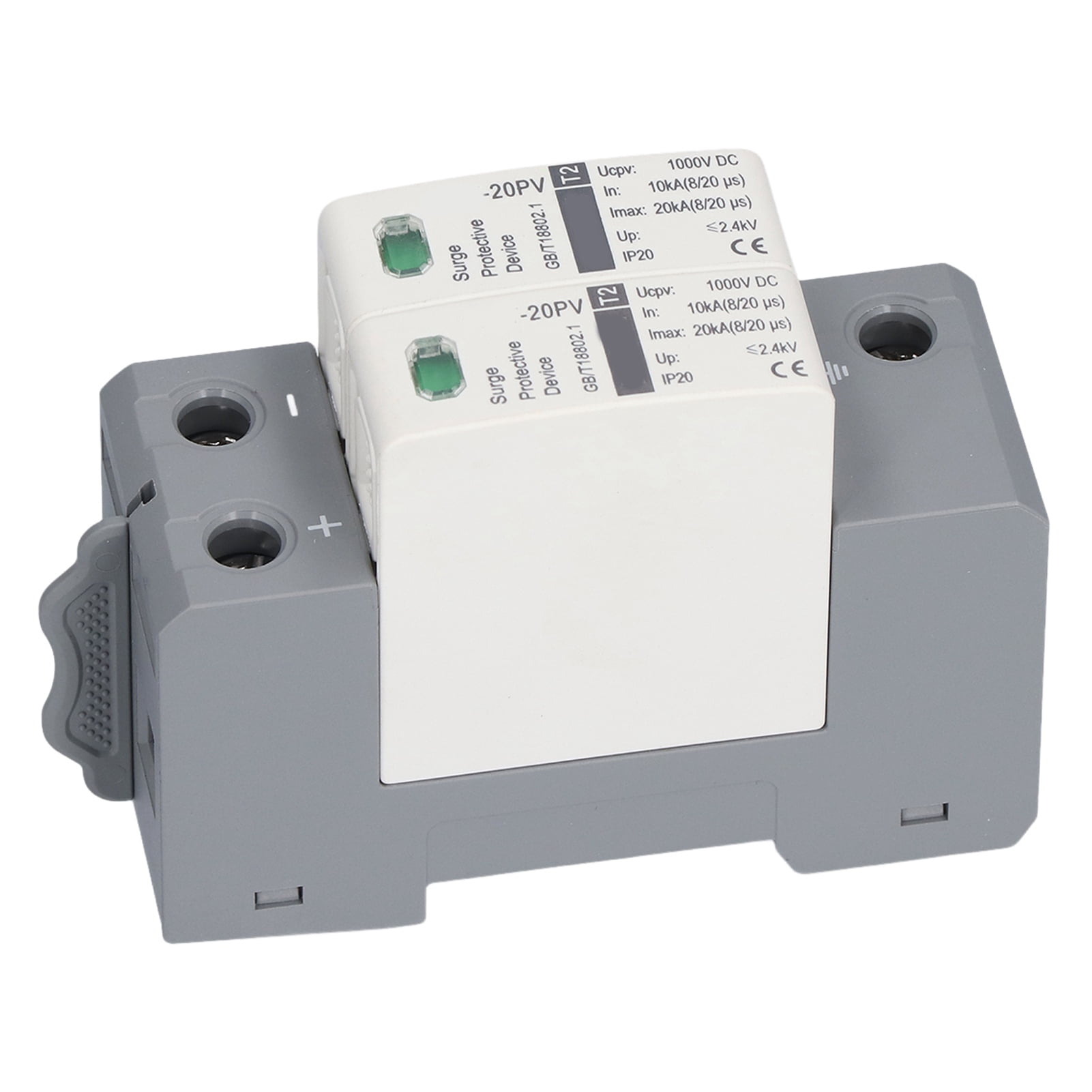 Surge Protective Device DIN Rail Mount Arrester Electric Shock ...