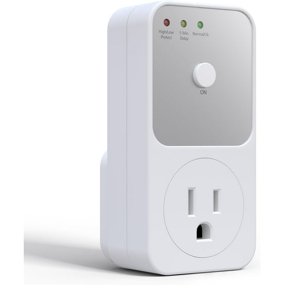 Voltage Protector, Single Outlet Surge Protector for Valuable Home ...