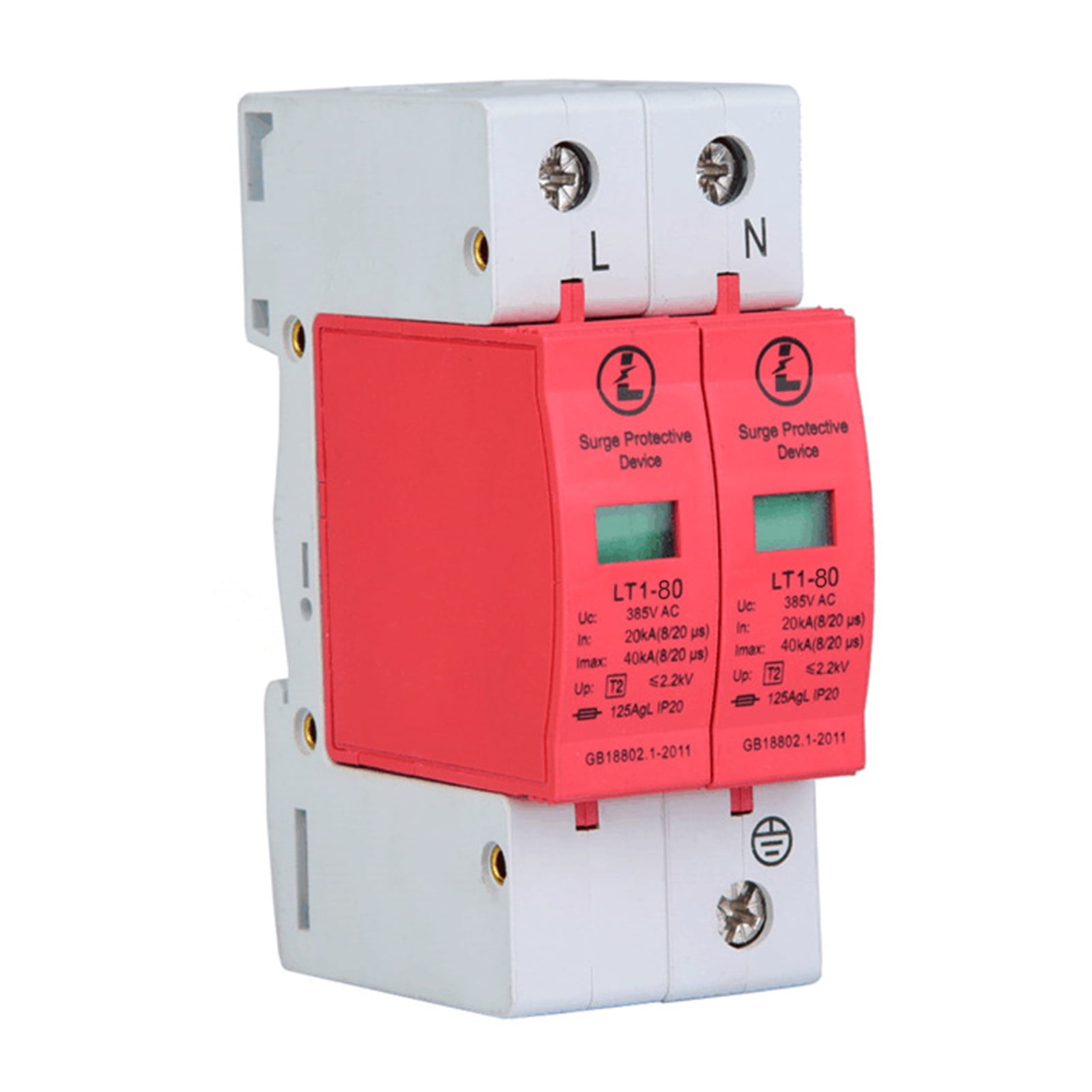 Surge Protector - 2P 20KA/40KA/65KA/80KA 420V AC Surge Protector ...