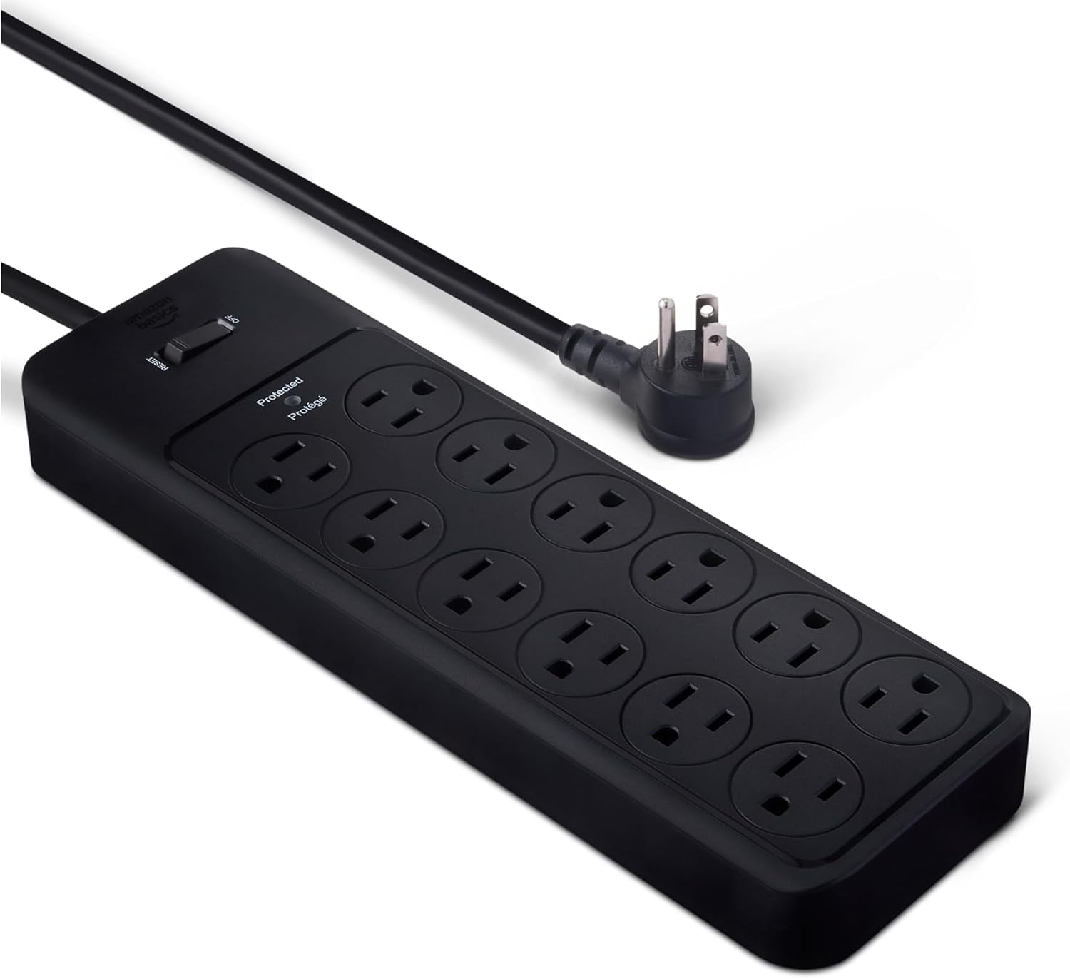 Surge Protector Power Strip, 12-Outlet, 4000 Joules, 8ft Extension Cord ...