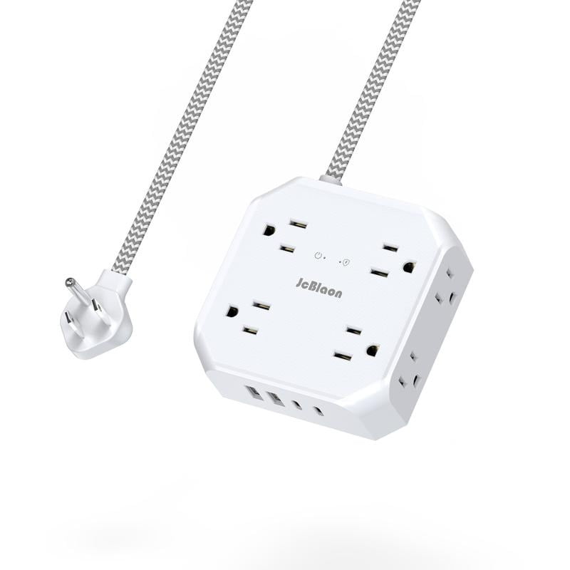 Surge Protector Power Strip - 8 Widely Outlets with 4 USB Ports(2 USB C ...