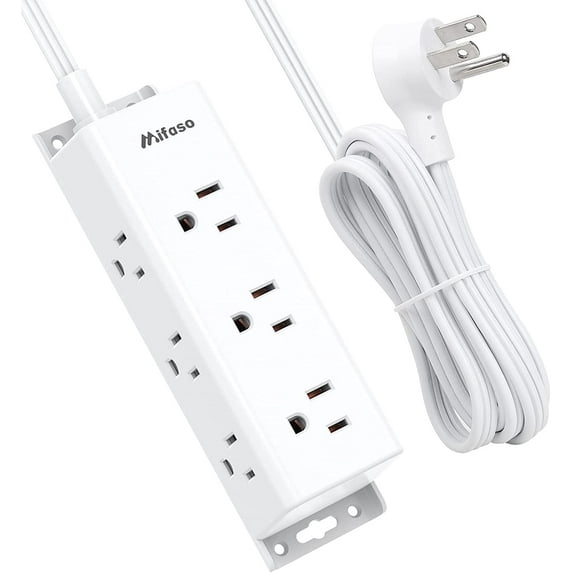 Surge Protector Power Strip - 9 Widely Spaced Multi Outlets, Wall Mount ...