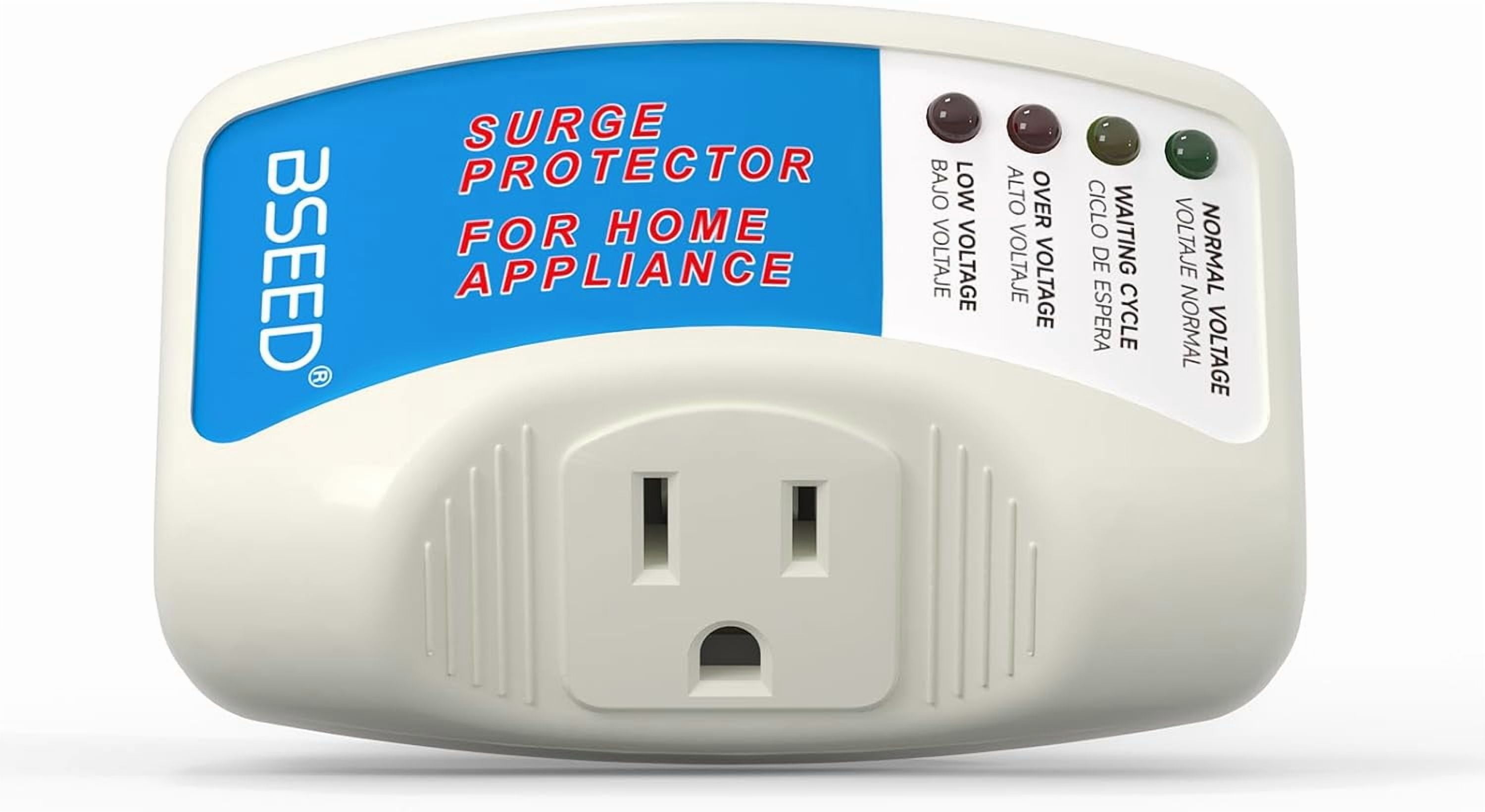 Surge Protector for Refrigerator, Single Outlet Surge Protector Plug in ...